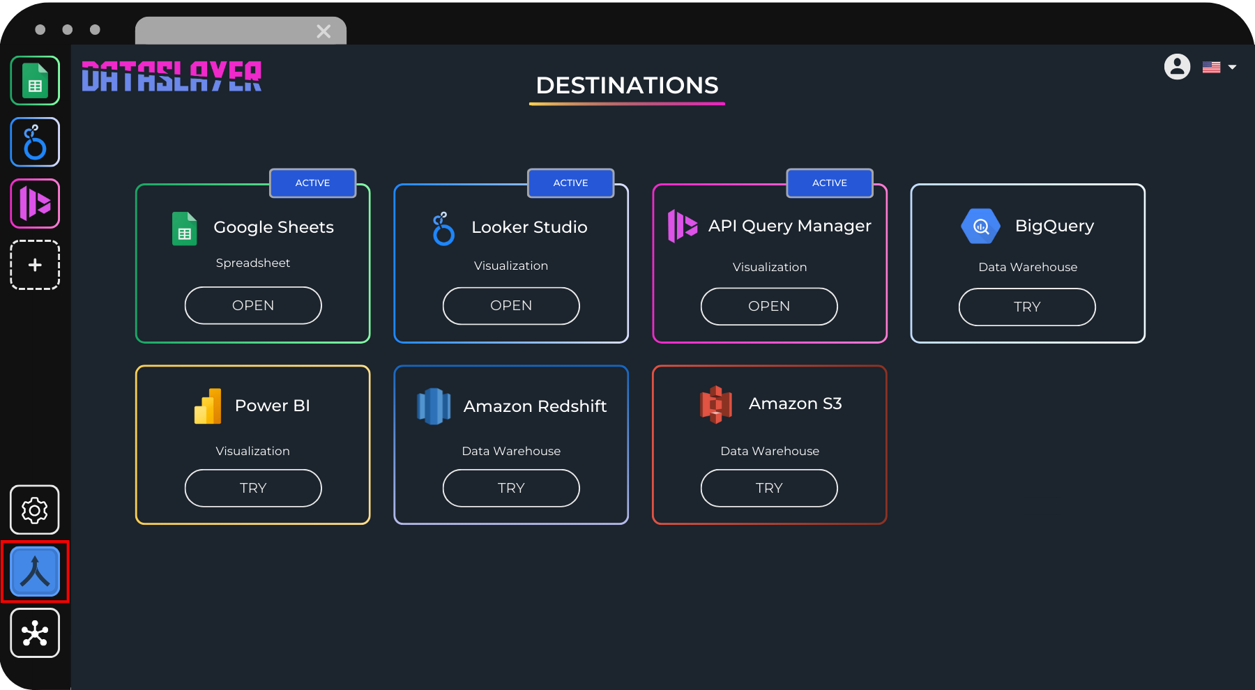 How to create and configure a Blended Connector in Dataslayer
